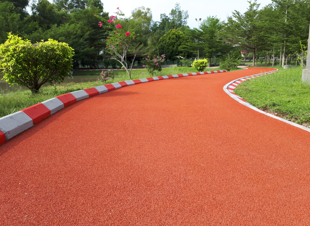 Synthetic EPDM Rubber Sports Flooring for Jogging Track- Sports Zone ...